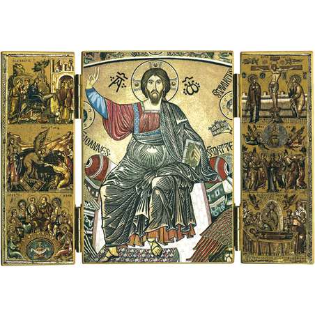 Triptych of Christ in Glory (13th Century) - Monastic products ...